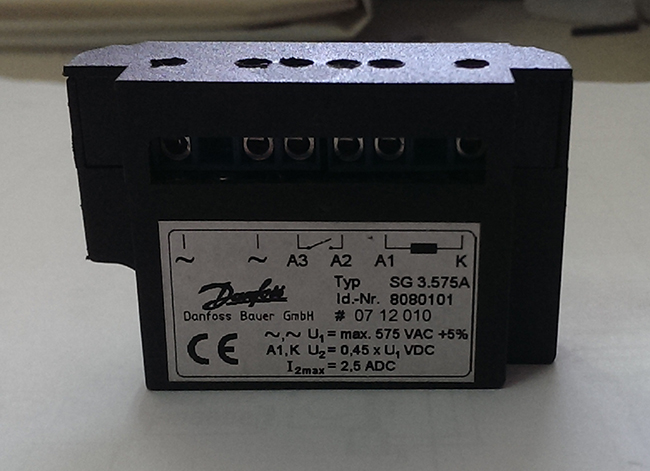 Danfoss SG 3.575A – TORQ mechanical and electrical parts